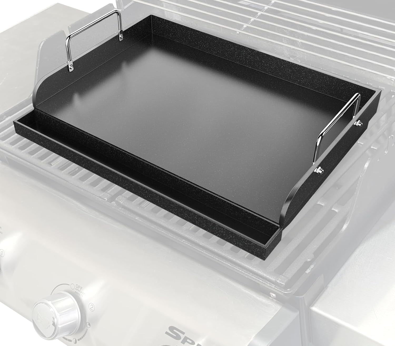 Cast Iron Griddle for Gas Grill, Nanoceramic Nonstick Flat Top Griddle ...