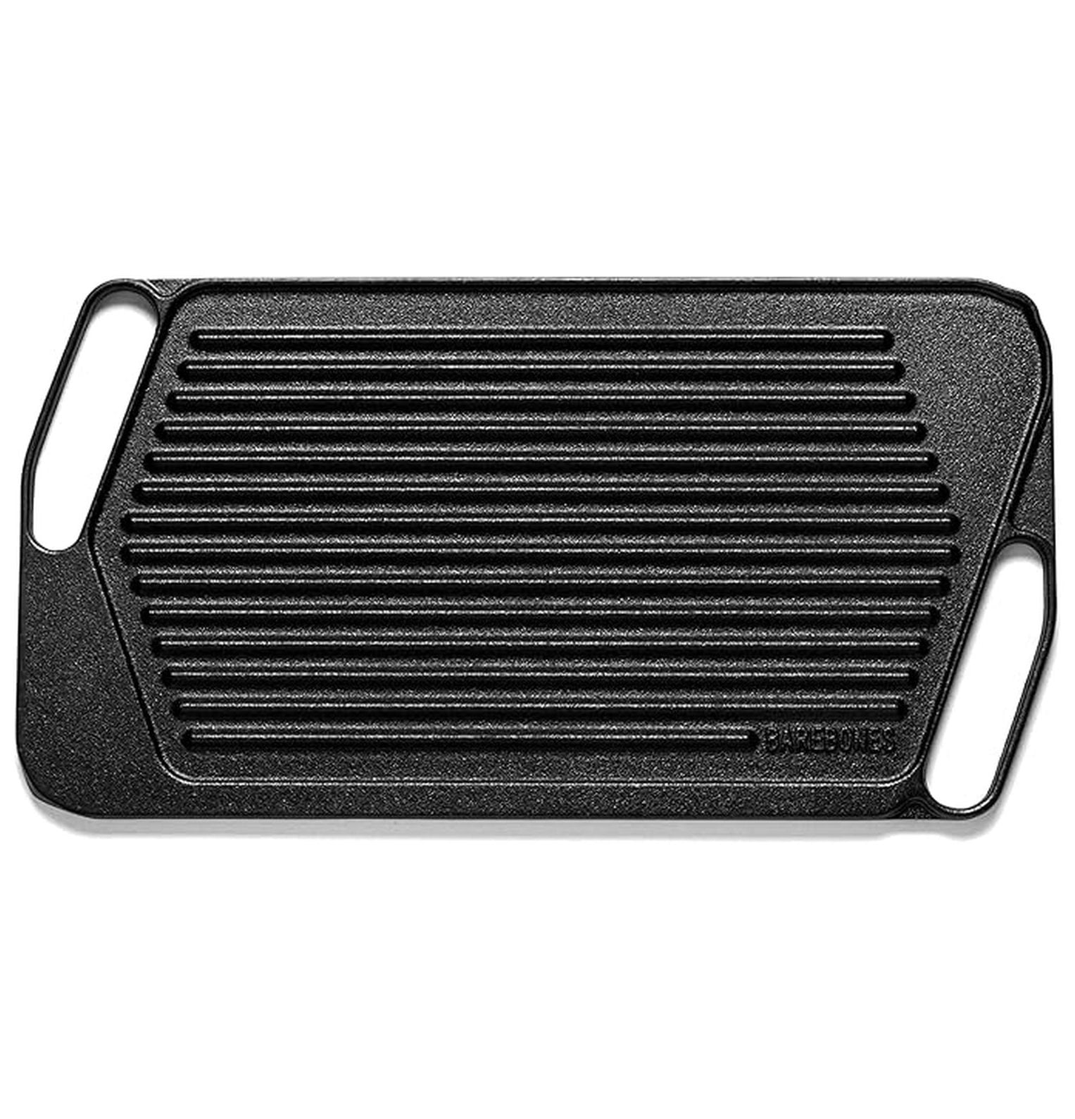 Cast Iron Grill Griddle - Reversible Flat Top Griddle Grill, Cast Iron ...