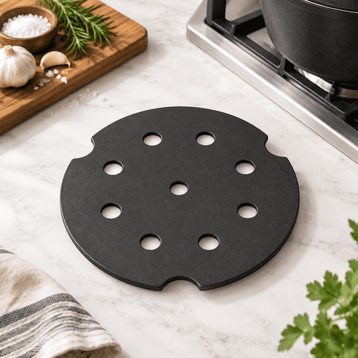 Cast Iron Grill Heat Diffuser Plate, 10 Inch, 1 Pack, For Camp Chef ...