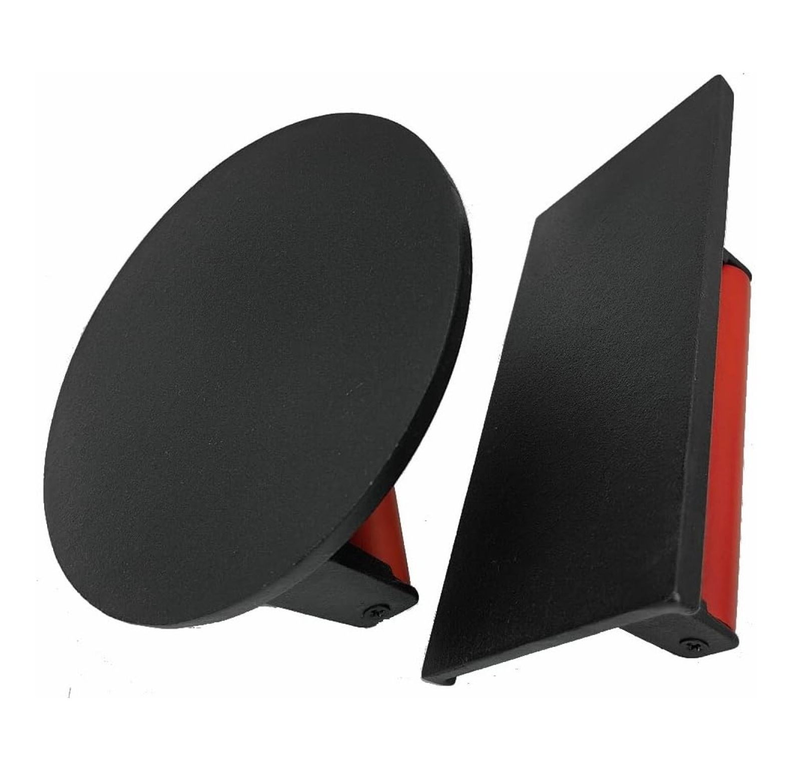 Cast Iron Grill Presses with Wood Handle (Round & Rectangle w Flat ...