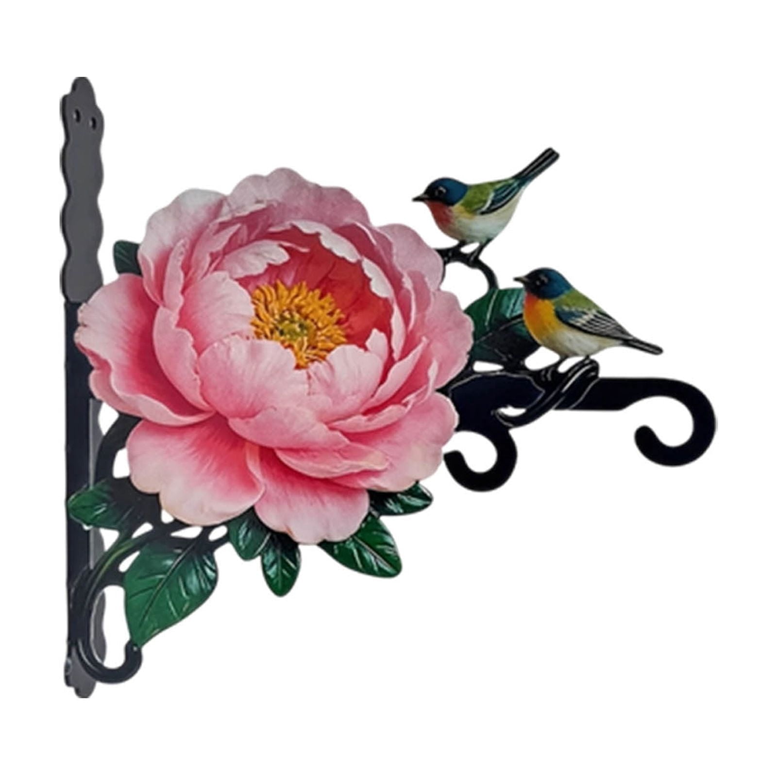 Cast Iron Hanging Bracket, 1 Pack Hanging Basket Brackets, Deep Outdoor ...