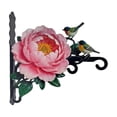 Cast Iron Hanging Bracket, 1 Pack Hanging Basket Brackets, Deep Outdoor ...