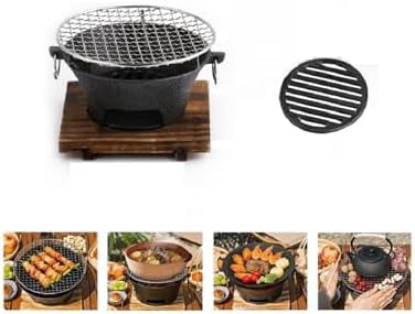 Cast Iron Hibachi Grill, hibachi grill outdoor,portable camping stove ...