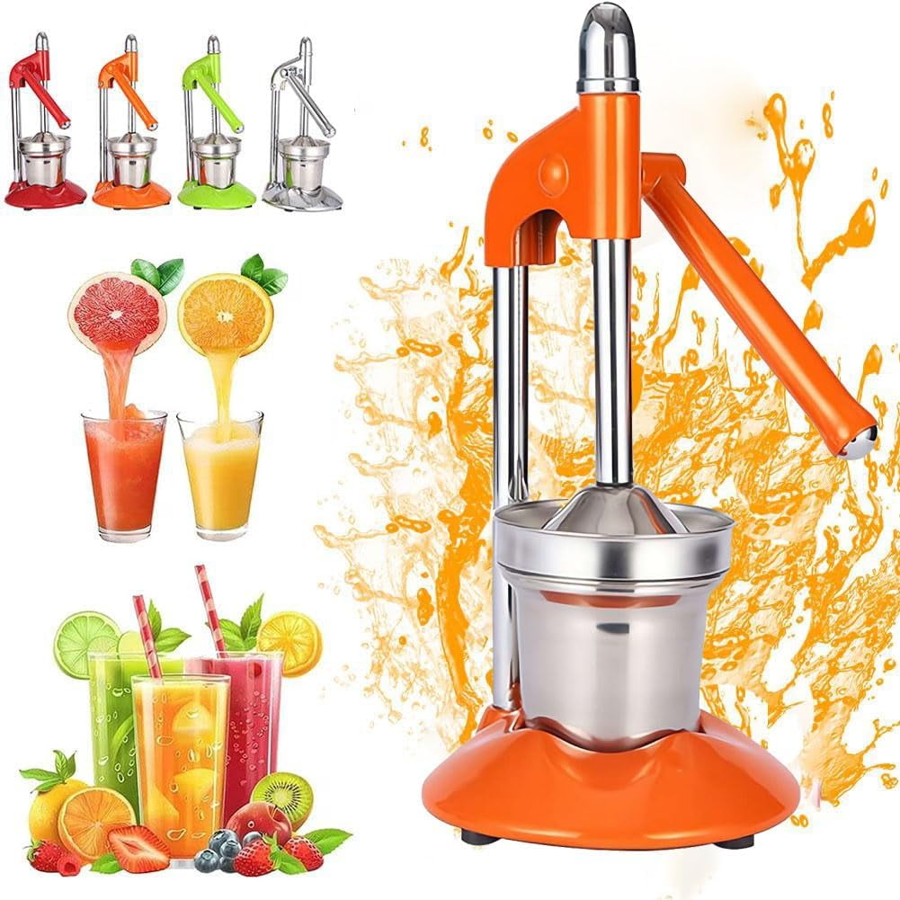 Cast Iron Juicer Hand Press, Heavy Duty Cast Iron Manual Juicer, Self ...