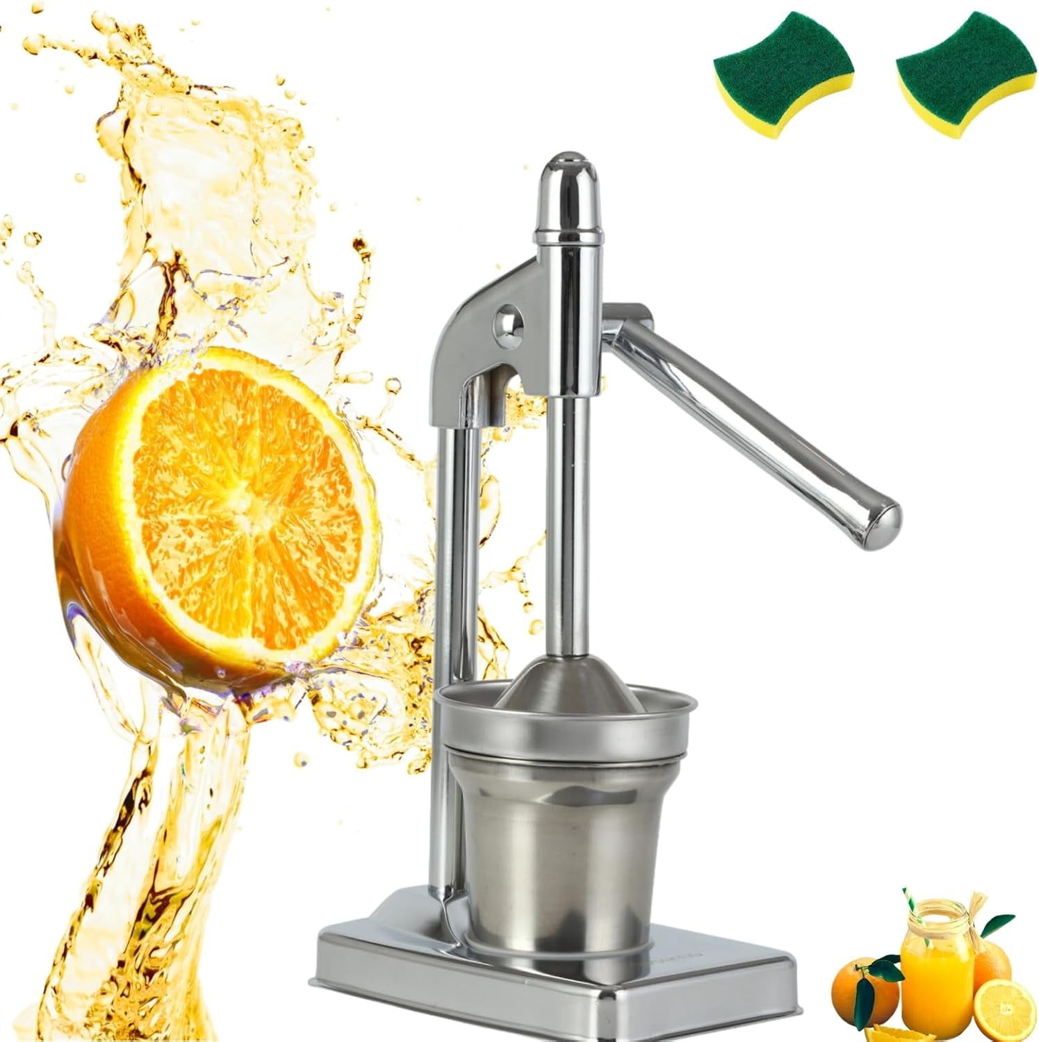 Cast Iron Juicer Hand Press, Manual Juicer Hand Press, Stainless Steel ...