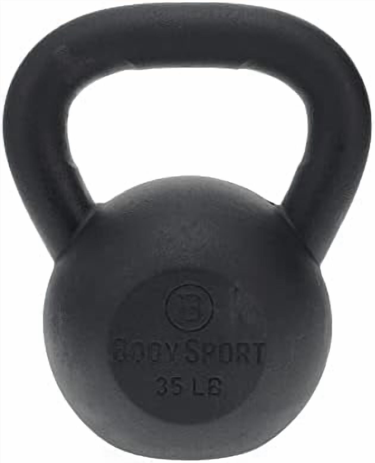 Cast Iron Kettlebell, 35 lb. – At-Home Gym Equipment – Kettlebell Free ...