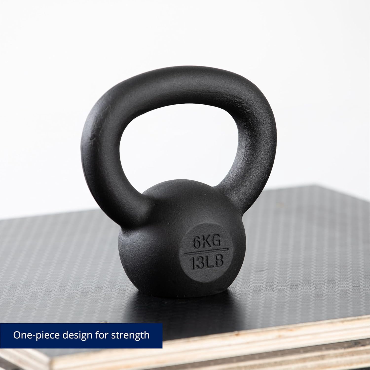 Cast Iron Kettlebell, Single Piece Casting, KG and LB Markings, Full ...