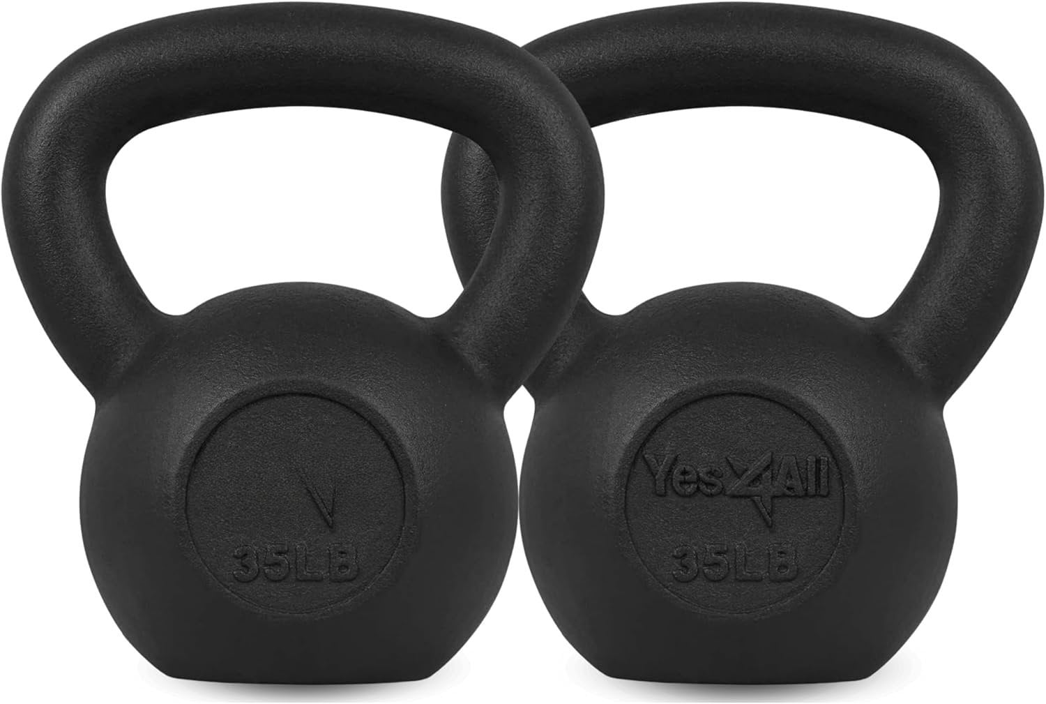 Cast Iron Kettlebell, Strength Kettlebells 5-80 Lb (5,10,15,20,25,30,35 ...
