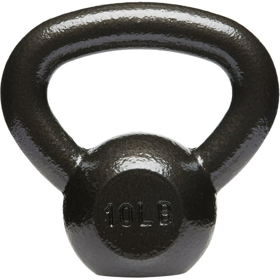 Weider 20lb Cast Iron Kettlebell, Wide Grip Handle for Fitness Workout ...