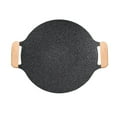 Cast Iron Korean BBQ Grill Pan – Non-Stick Round Griddle for Indoor ...