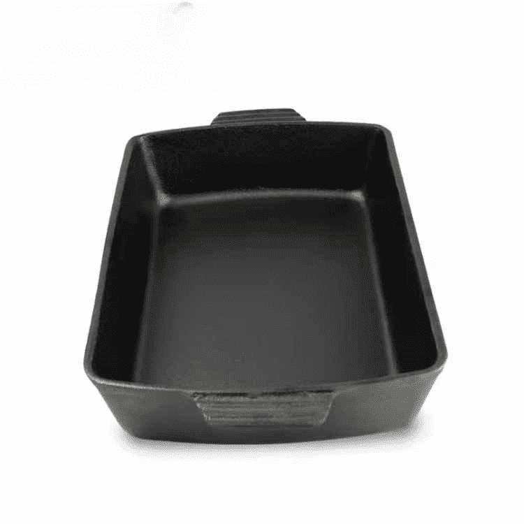 Cast Iron Large Rectangular Pan Grilled Fish Dish Grilled Fish Barbecue ...