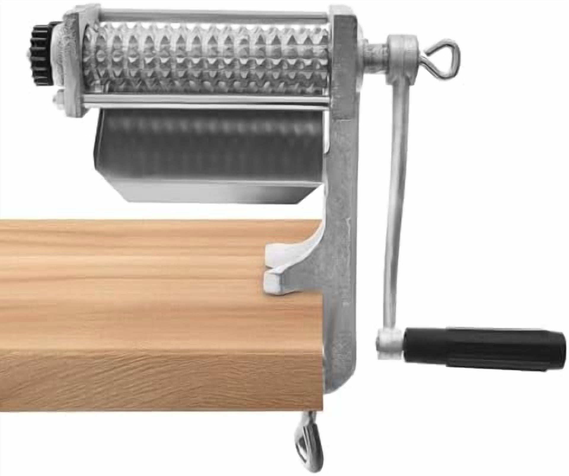 Cast Iron Meat Tenderizer Tool, Hand Crank Manual Meat Pounder for ...