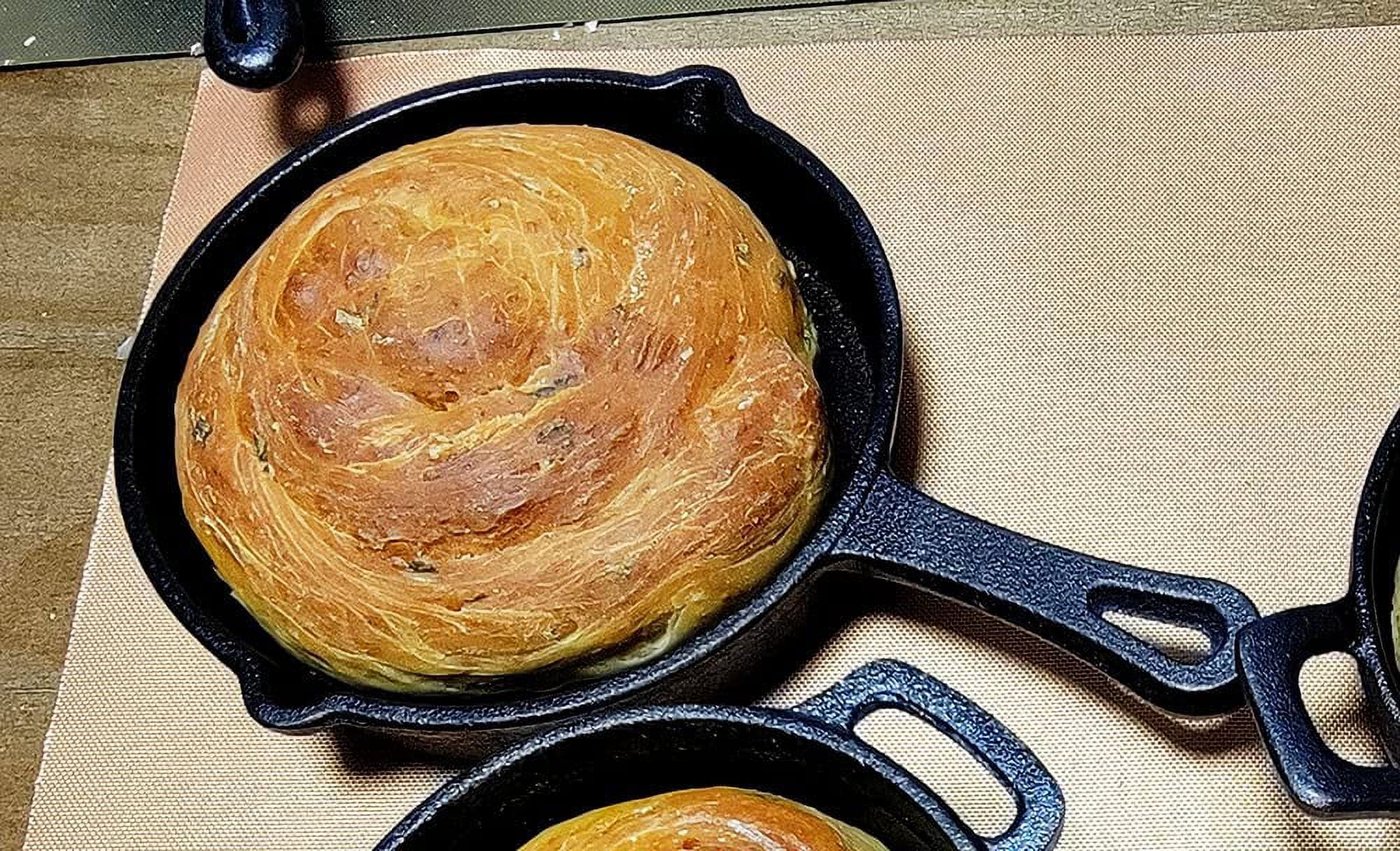 Cast Iron Mini Skillet, Round Pan, Mini Server, DIA 5.3inch, 12 Pcs ...