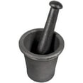 Cast Iron Mortar and Pestle Rock Crusher, Ore Crusher Grinder, Crush ...