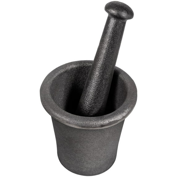 Cast Iron Mortar and Pestle Rock Crusher, Ore Crusher Grinder, Crush ...