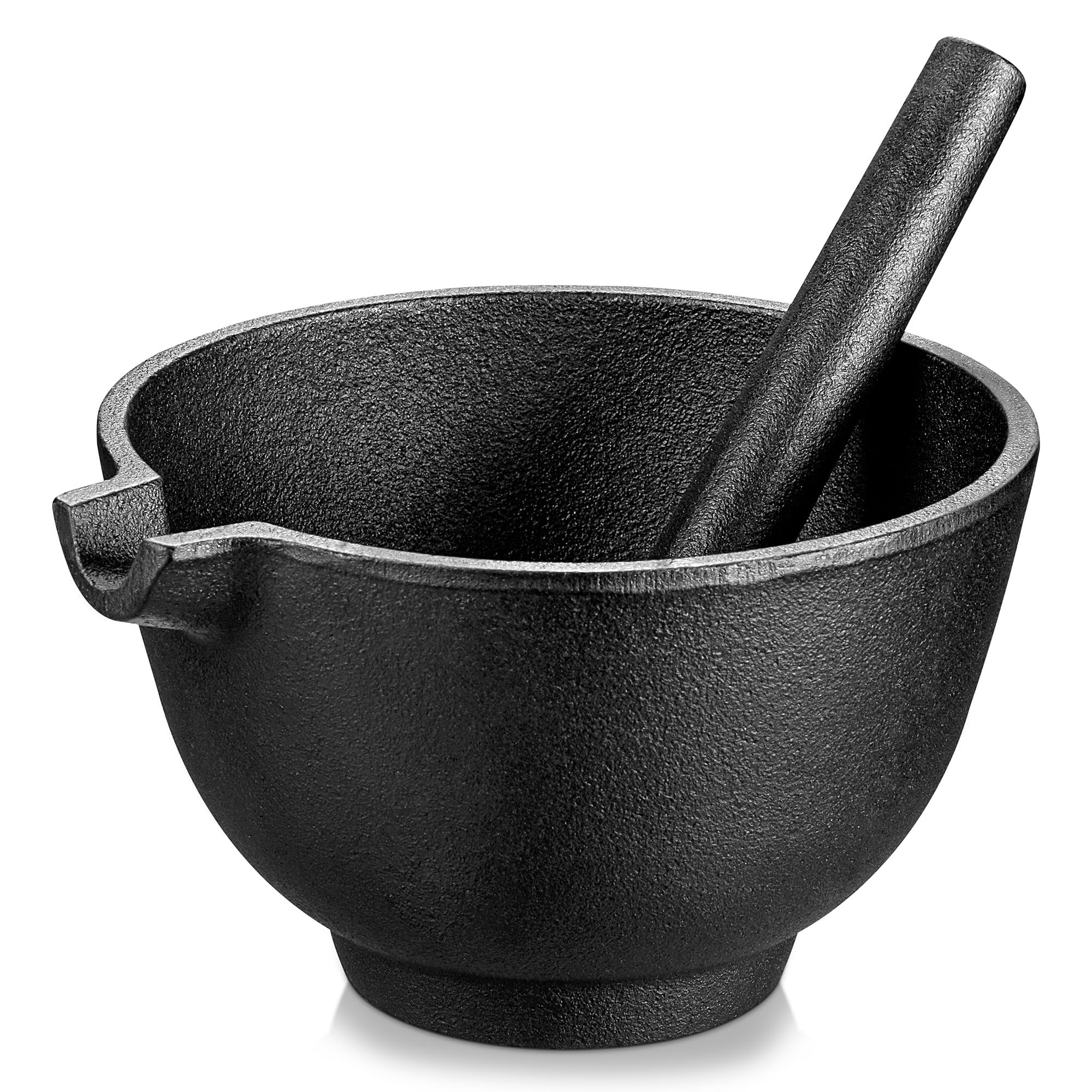 Cast Iron Mortar and Pestle Set 27 ounces 6.6 Inches 1 MP03 Kitchen ...