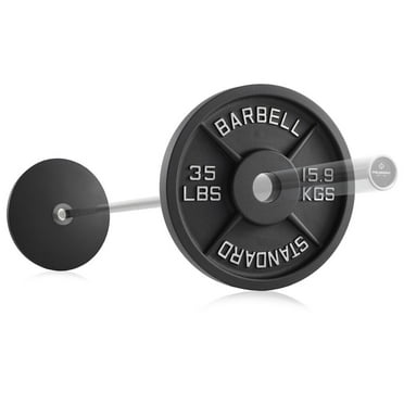 CAP Barbell, 100lb Olympic Cast Iron Weight Plate, Single - Walmart.com