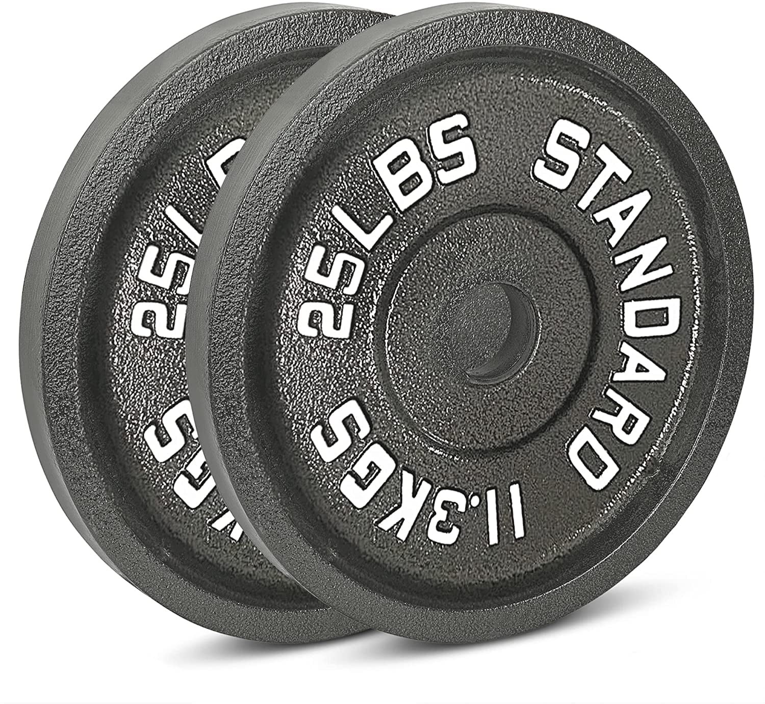 Cast Iron Olympic Weight Plates – Free Weights with 2-inch Hole & Anti ...