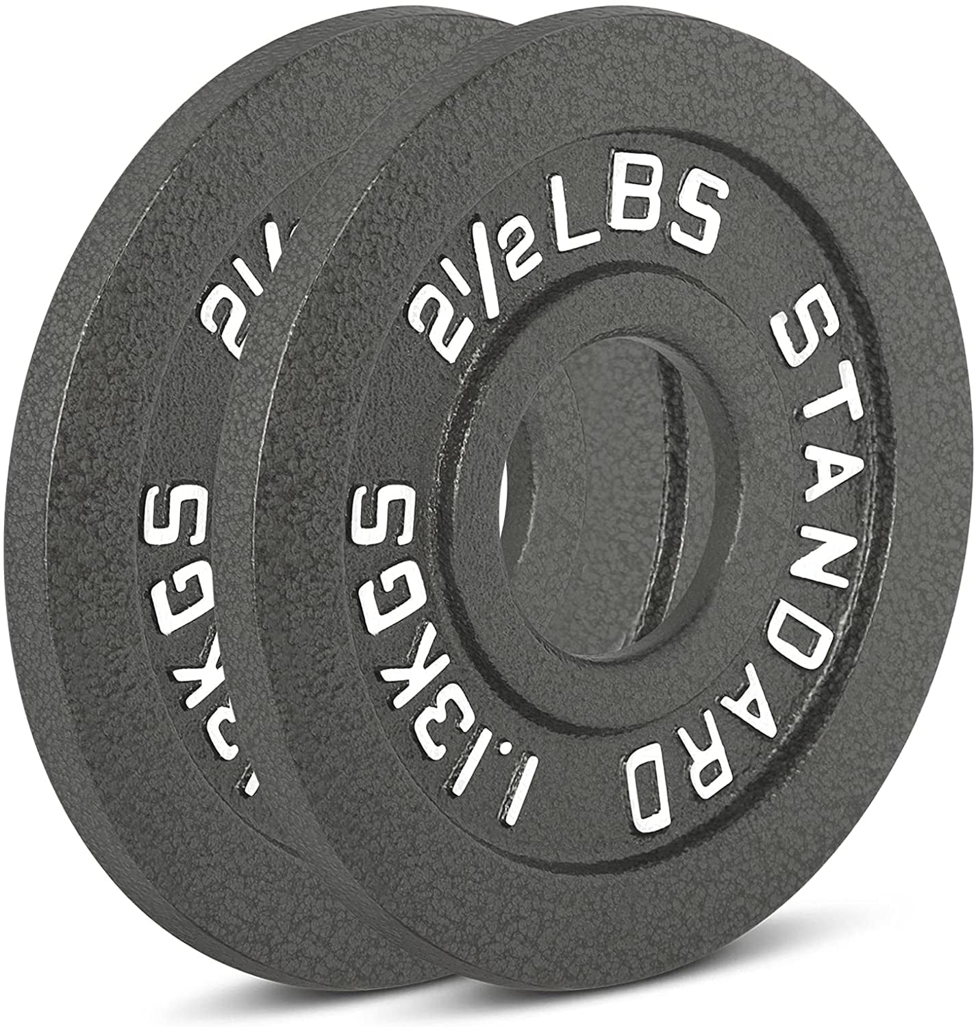 Cast Iron Olympic Weight Plates 2.5LB – 45LB, 2-inch Hole & Anti-Rust ...