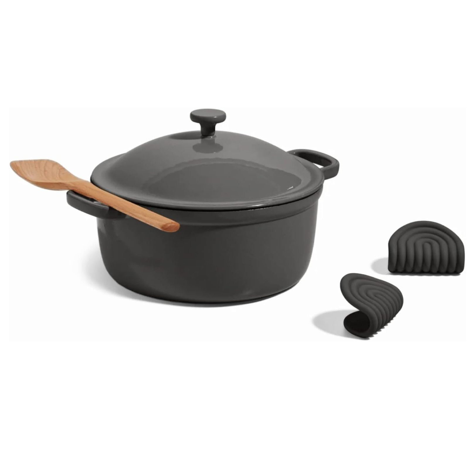 Cast Iron Perfect Pot | 6-in-1 Multifunctional 5.5 Qt. Toxin-Free ...