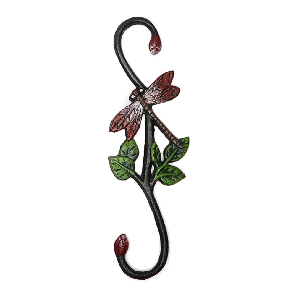 Cast Iron Plant Extension Hanger Dragonfly - Indoor Outdoor Home Garden ...
