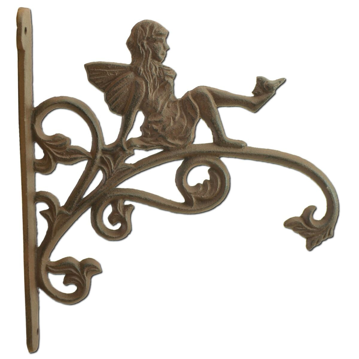 Cast Iron Plant Hanger - Pixie Fairy - Rust Color - 9.5" Tall - Walmart.com