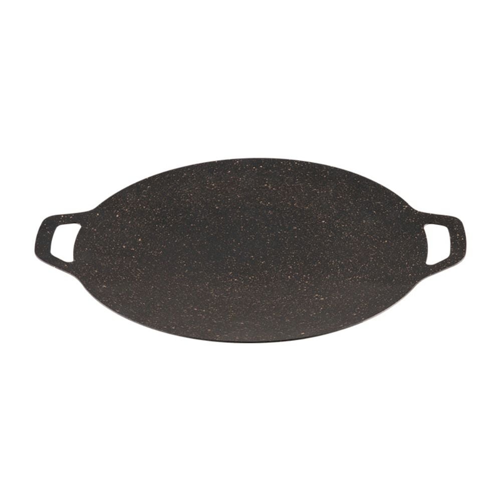 Cast Iron Plates For Grills,Double Ear Nonstick Round Griddle,BBQ Grill ...