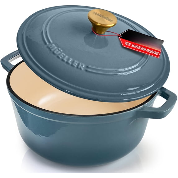 Cast Iron Pot Dutch Oven Heavy-duty Oven-safe Up To 500° F & Across All ...