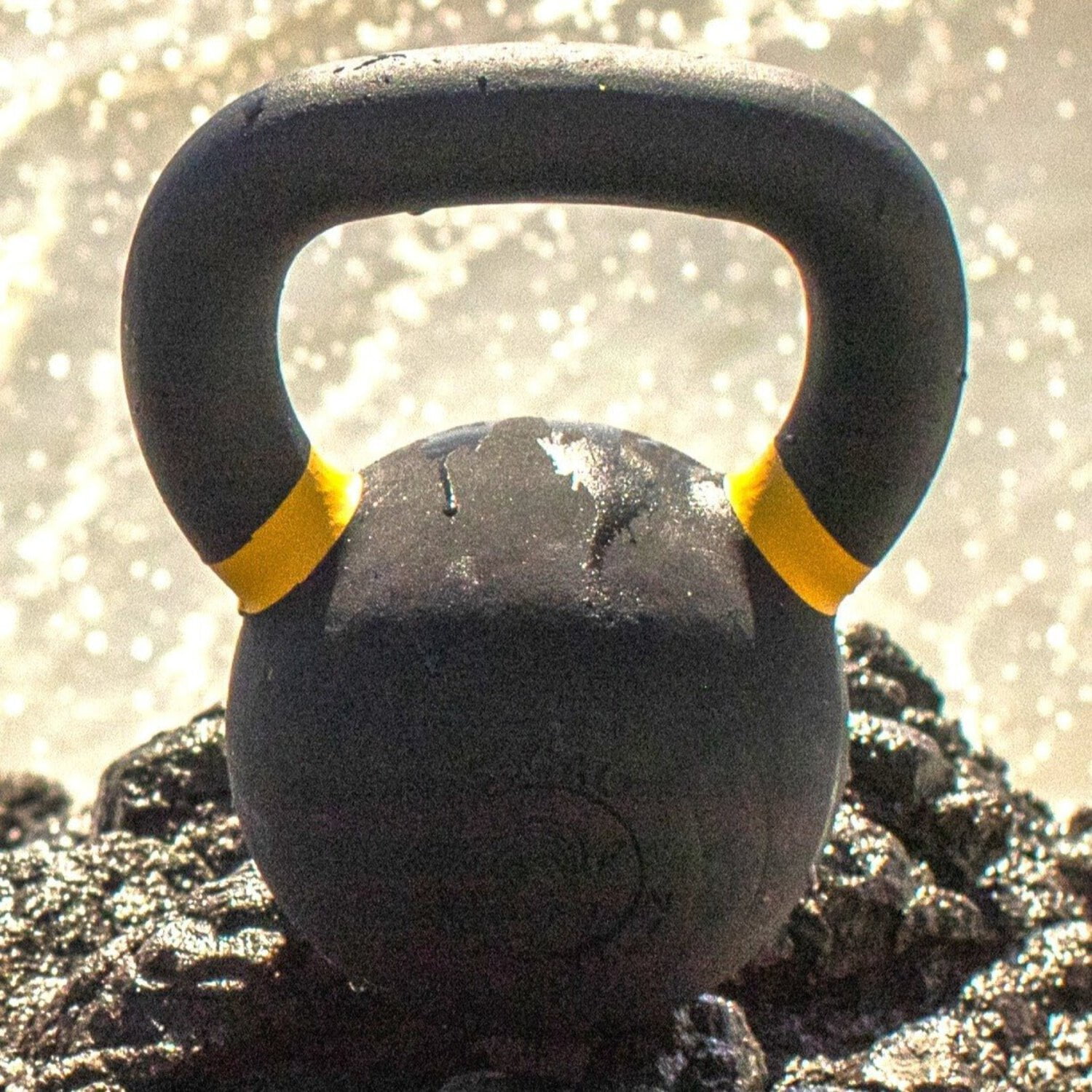Cast Iron Powder Coated Kettlebell 16kg | 35lb - Walmart.com