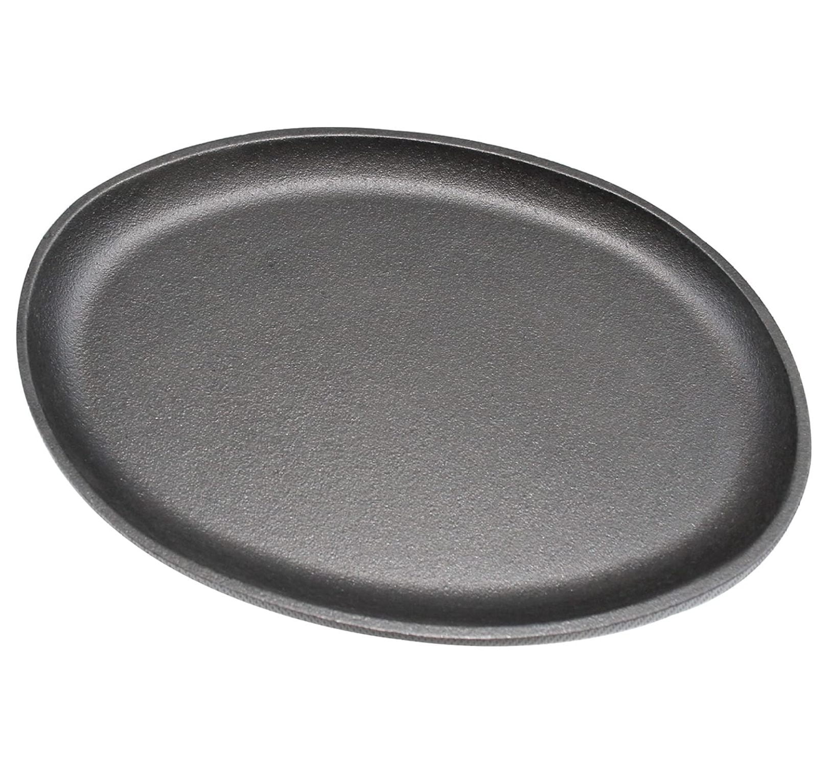 Cast Iron， Pre Seasoned Griddle Oval 9.25" x 7" W/o Handle - Walmart.com