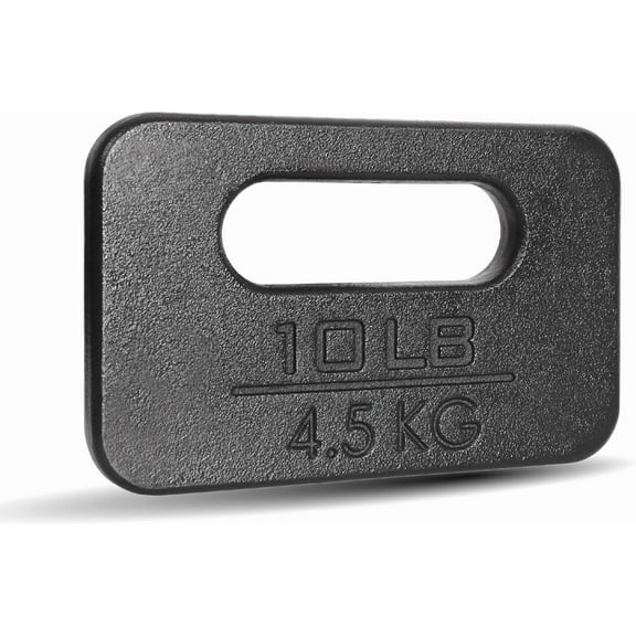 BalanceFrom Cast Iron Olympic 2-Inch Plate Weight Plate, 245 lbs Set ...