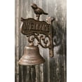 Cast Iron Rustic Western Country Bird Welcome Sign Door Wall Dinner ...