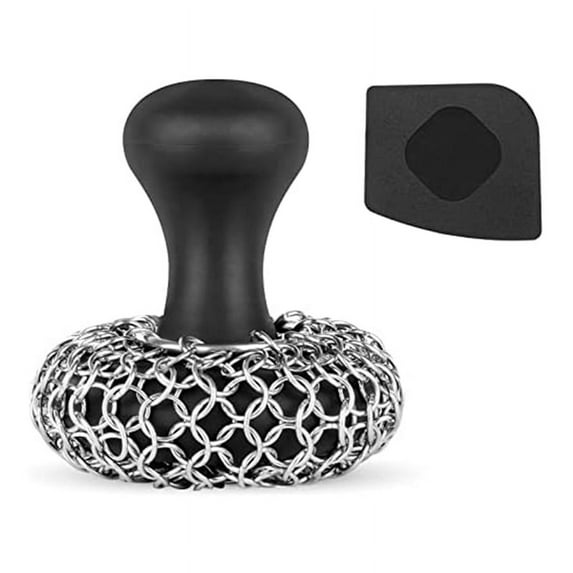 Cast Iron Scrubber - 316 Cast Iron Cleaner Scrubber Chainmail Scrubber ...