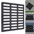 Rectangular Rustproof Ductile Iron Drainage Grates, Black - Walmart.com