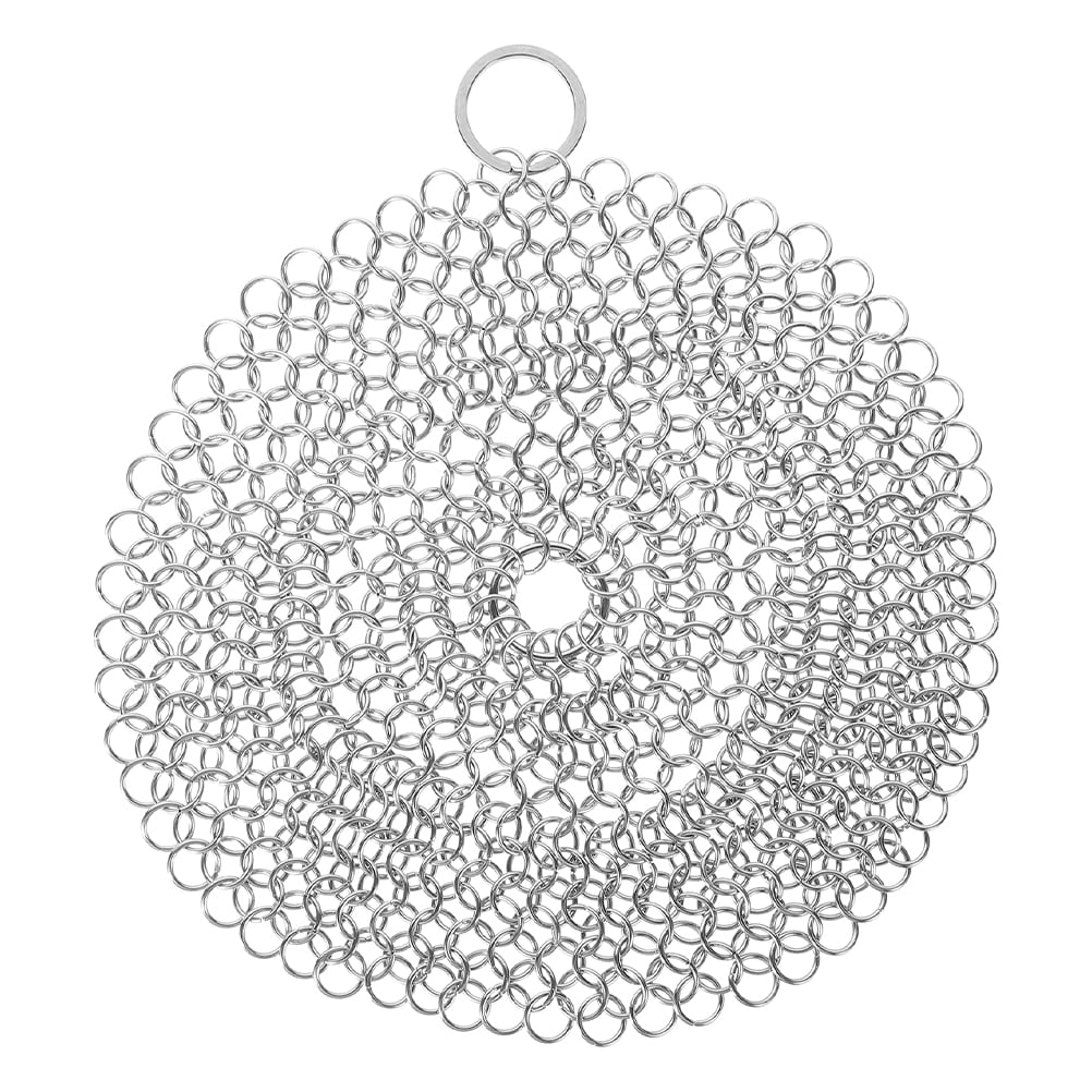 Cast Iron Skillet Cleaner Iron Scrubber Stainless Steel Skillet Cleaner ...