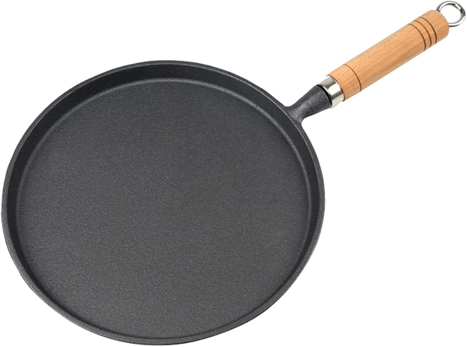 Cast Iron Skillet Frying Pan, Non Stick Round Griddle Plate with ...