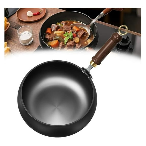 Cast Iron Skillet, Japanese Iron Pan, Uncoating Cast Iron Pot, Multi ...