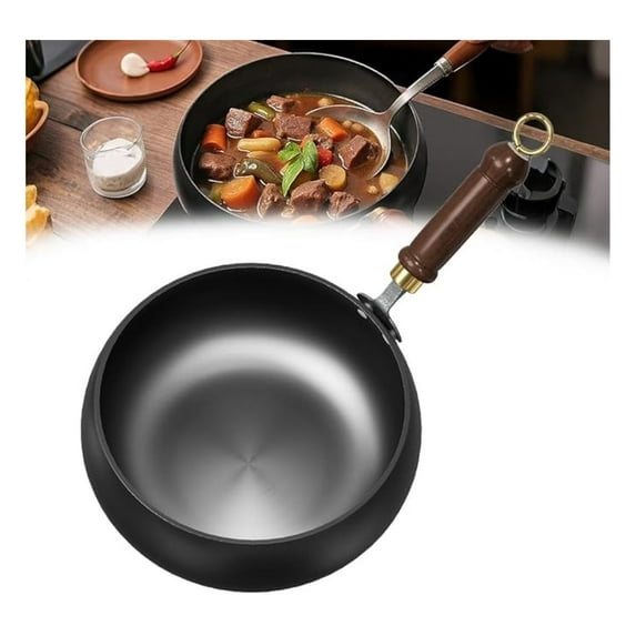 Cast Iron Skillet, Japanese Iron Pan, Uncoating Cast Iron Pot, Multi ...