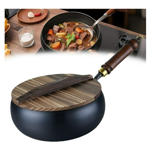 Cast Iron Skillet, Japanese Iron Pan, Uncoating Cast Iron Pot, Multi ...