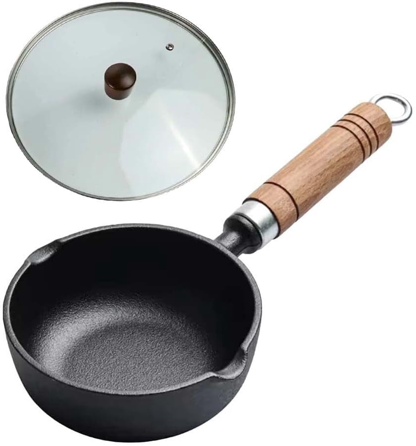 Cast Iron Small Pan for Frying Eggs, 11x4 cm / 13x5 cm, Uncoated ...