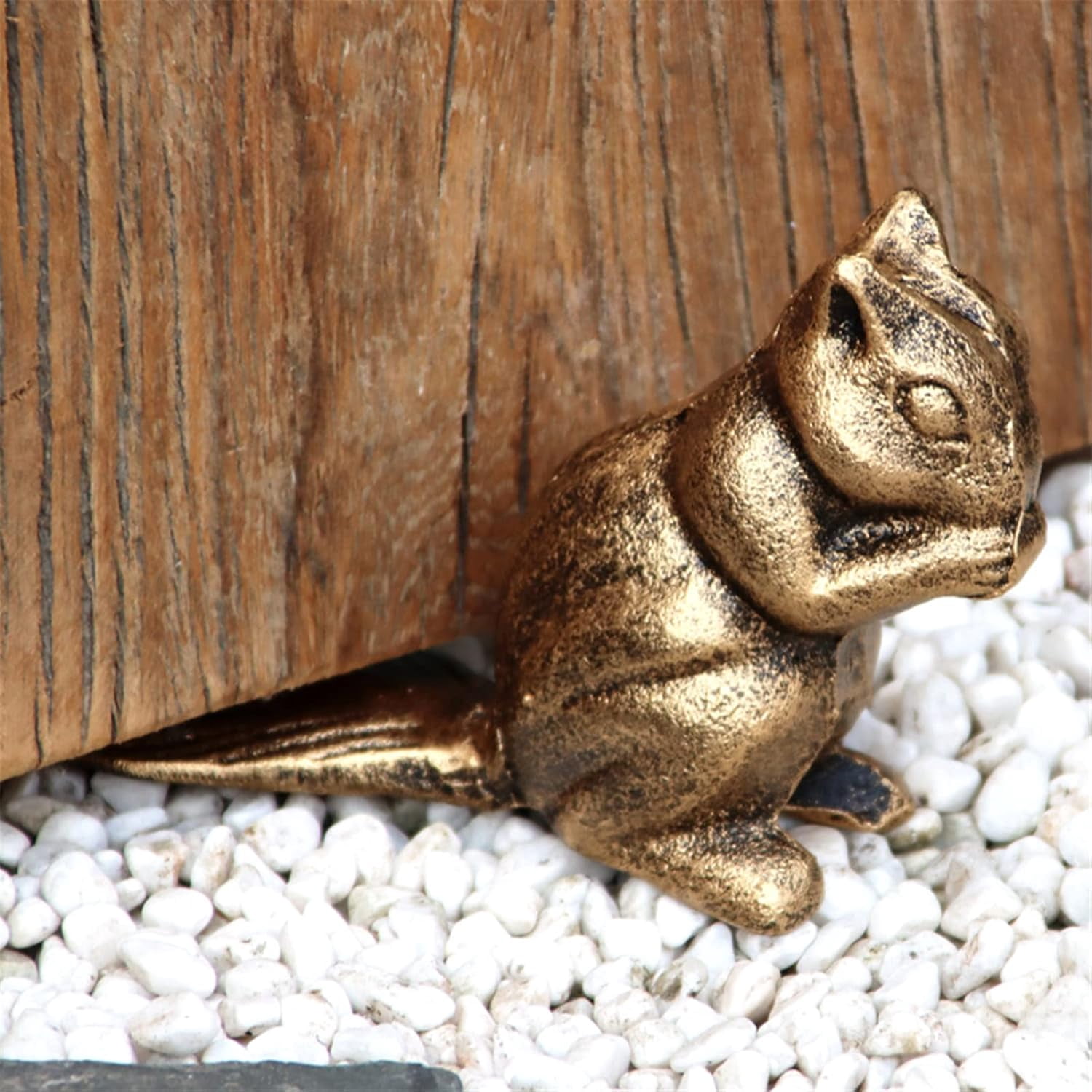 Cast Iron Squirrel Doorstop, Door Stoppers for Bottom of Door - Walmart.com