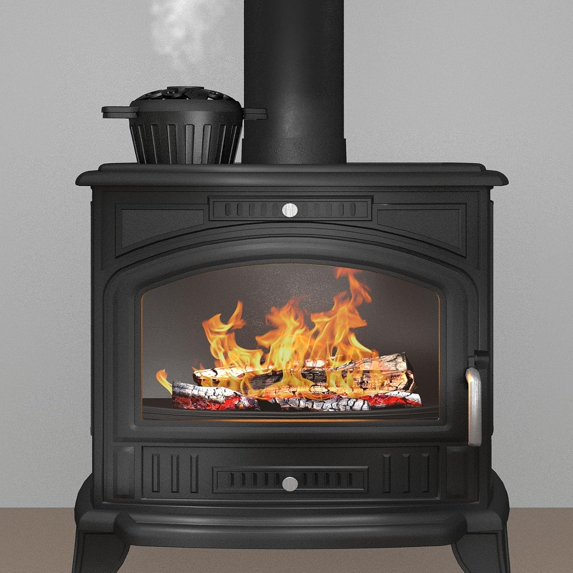Cast Iron Steamer with Construction: 1.32 Quart Capacity, Matte Black ...