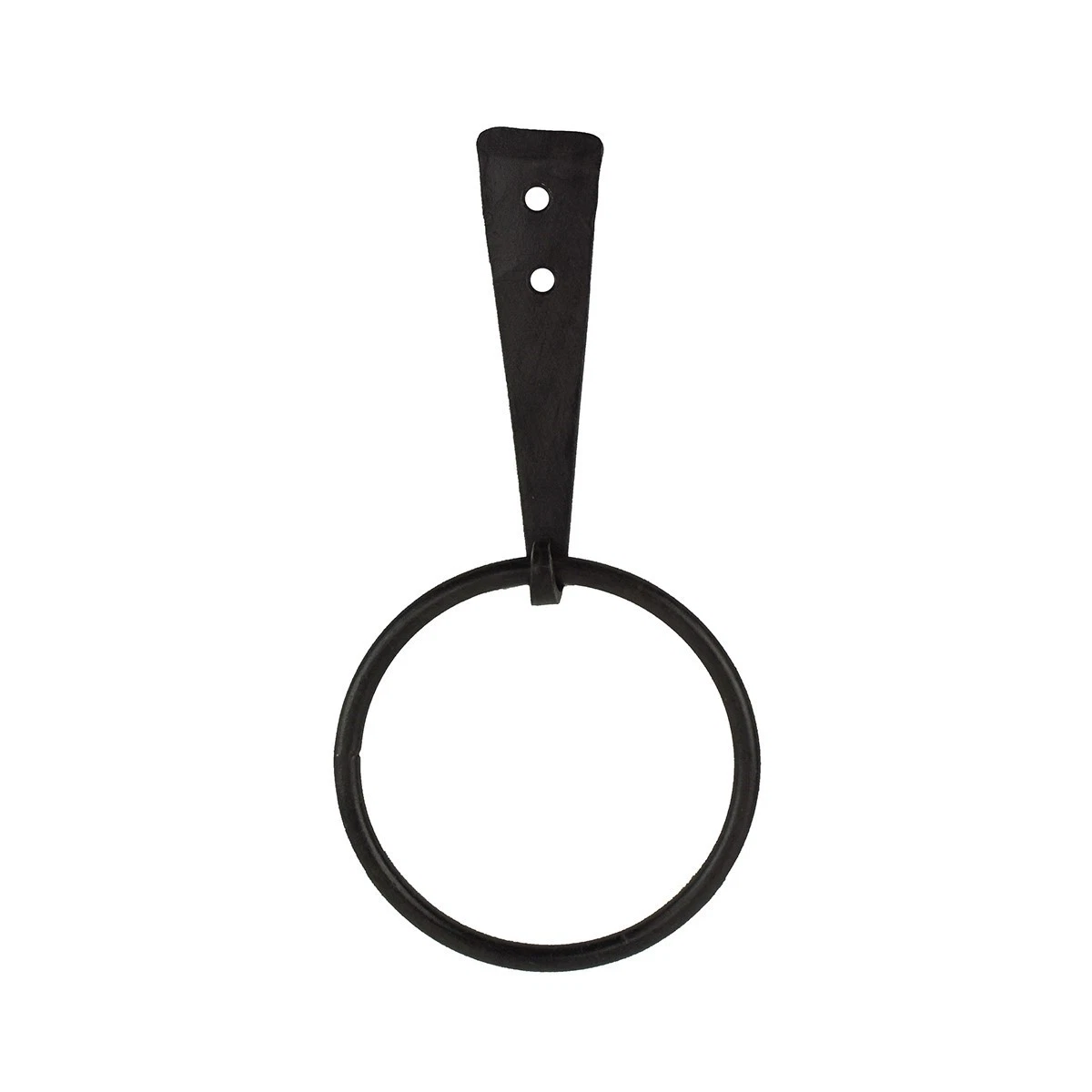 Cast Iron Strap Bathroom Towel Ring Rustic Kitchen Hanger Bath Wall ...