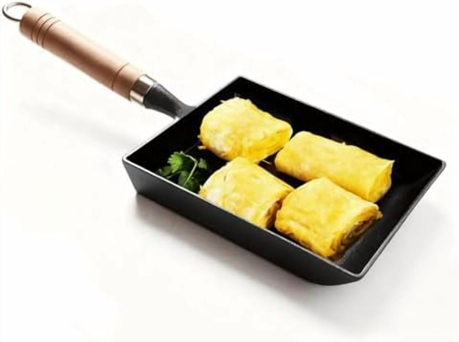 Cast Iron Tamagoyaki Pan 6×7 Inch – Square Japanese Omelette Skillet ...