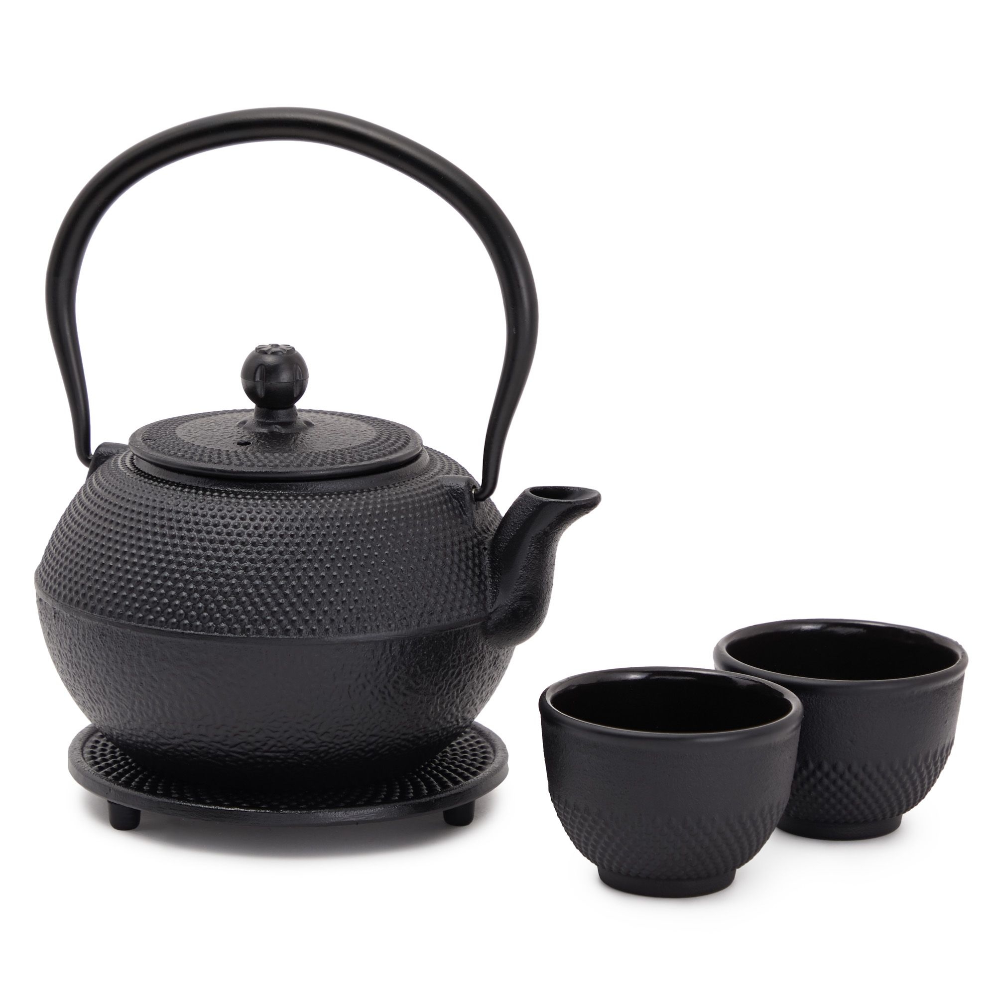 Japanese Antique 24 Fl Oz Red Archaize Japanese Cast Iron Teapot ...