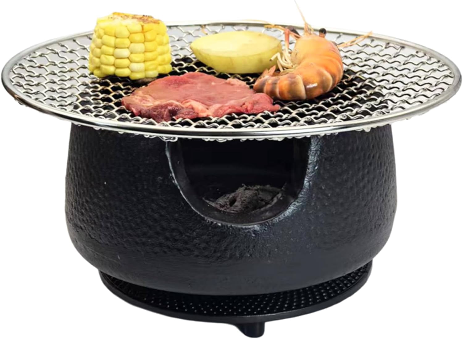 Cast Iron Teapot Warmer with Candle, Small Heavy Charcoal Stove for Tea ...