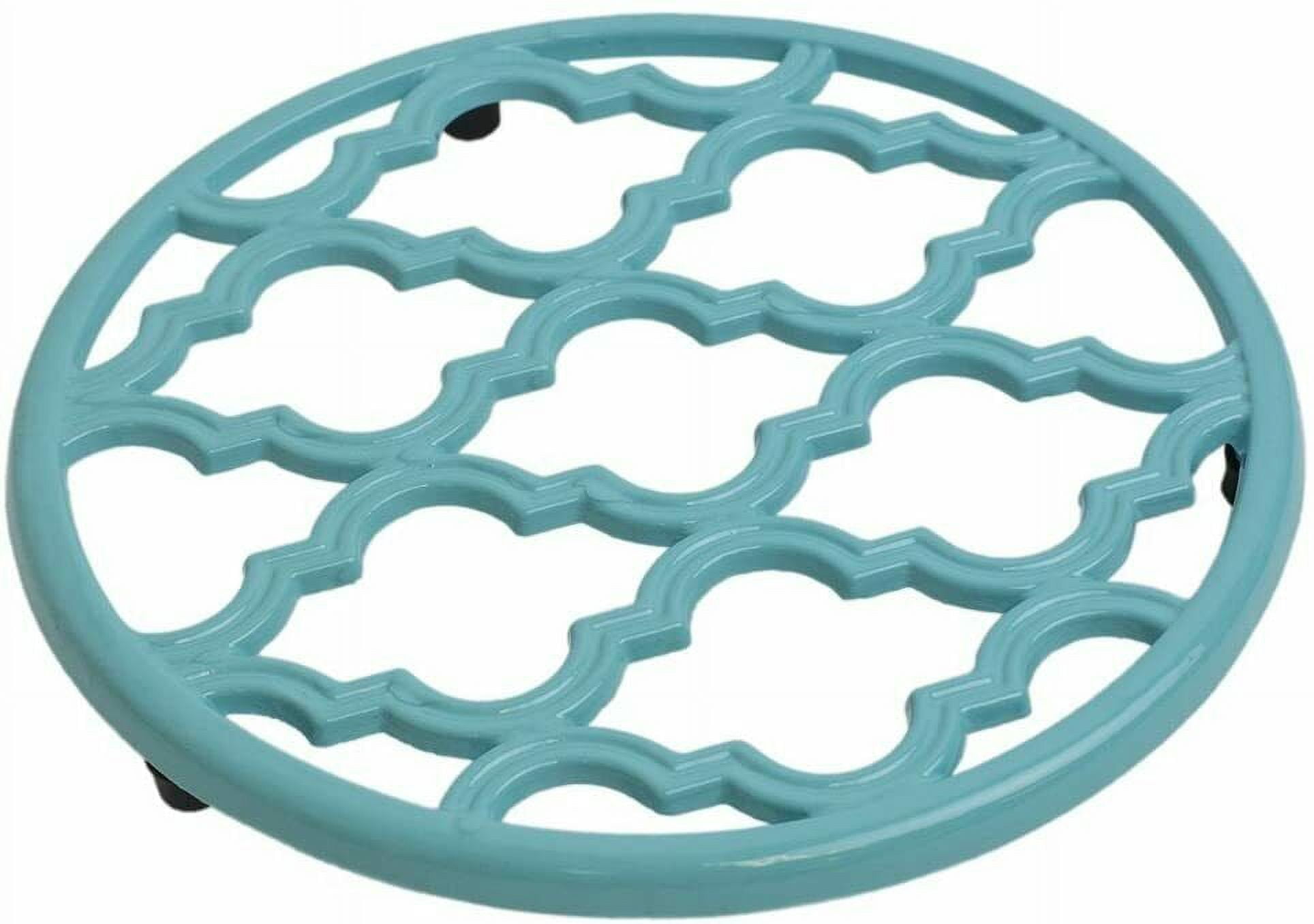 Cast Iron Trivet for Serving Hot Pots, Pans, Holder Lattice Beautiful ...