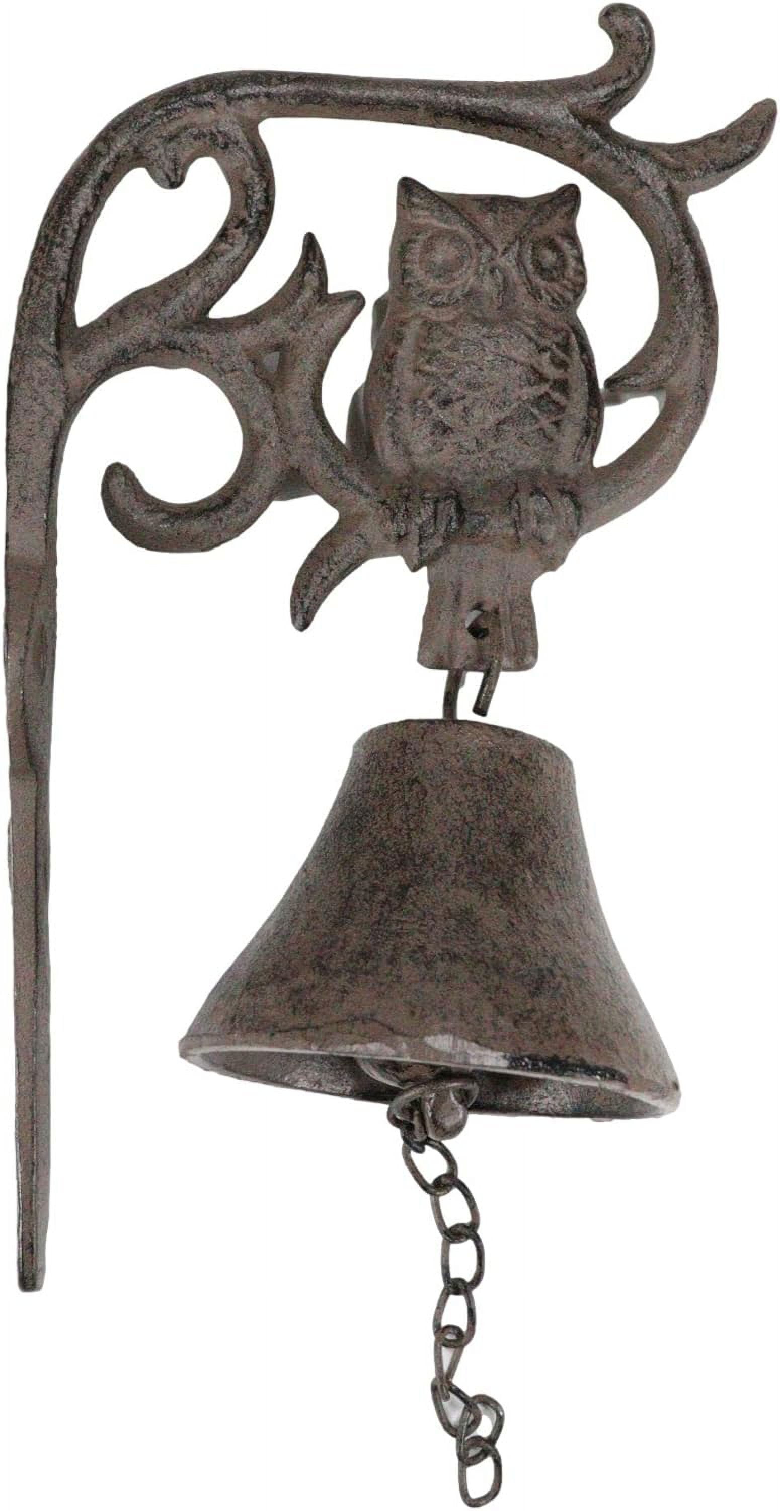 Cast Iron Vintage Antique Western Farmhouse Great Horned Owl Perching ...