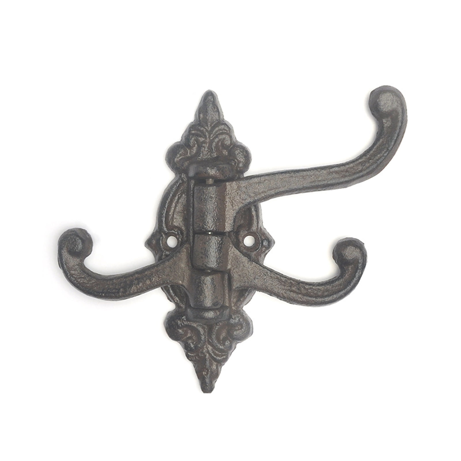 Cast Iron Wall Mount Hook Adjustable For Storage Solution Easy Assembly ...