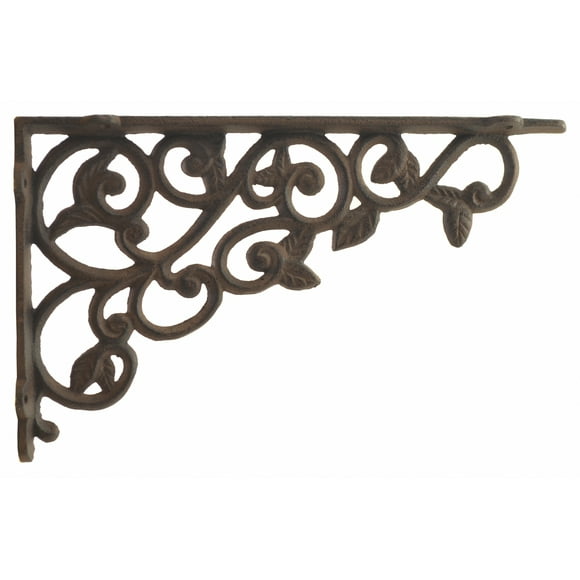 Decorative Wall Shelf Brackets for Home Improvement in Black and White